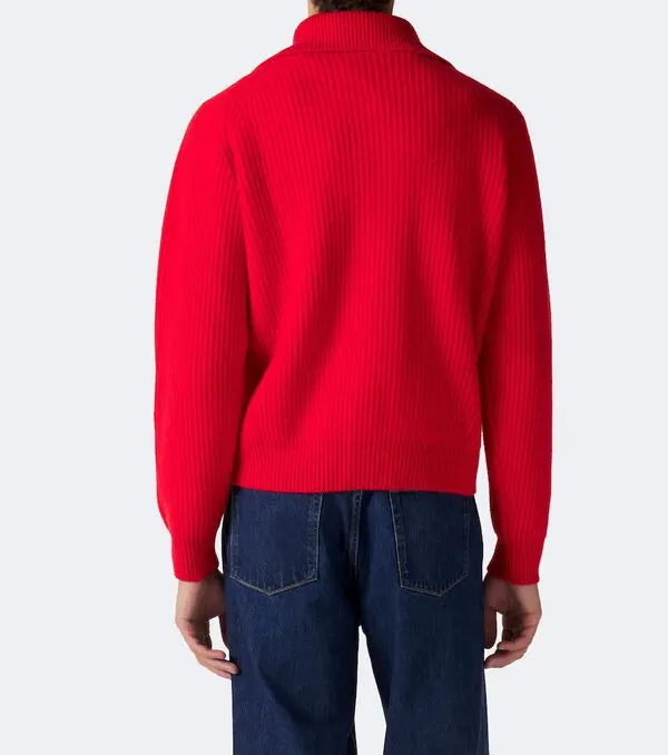 JIL SANDER Wool Half-zip Sweater