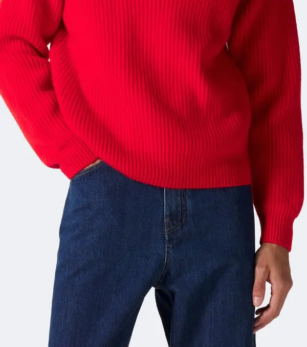 JIL SANDER Wool Half-zip Sweater