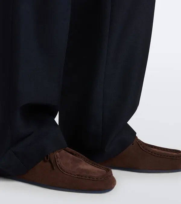 JIL SANDER Suede Loafers