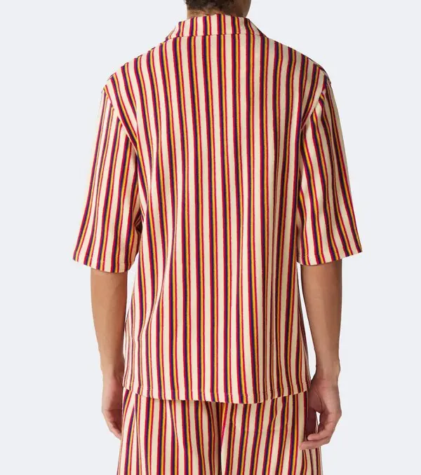 Valentino Garavani Striped Terry Polo Shirt