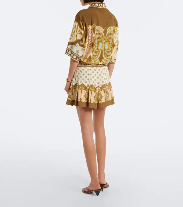 La DoubleJ Club Printed Voile Skort