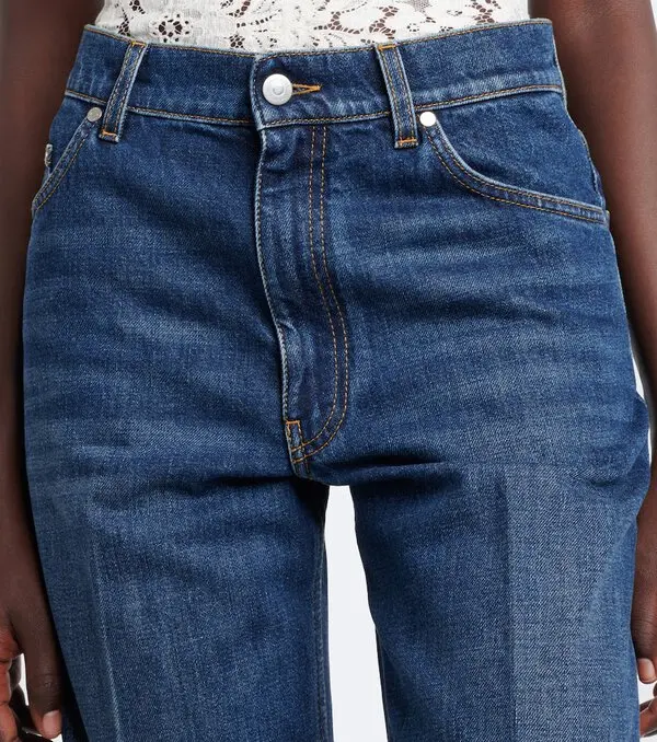 Stella McCartney Faded Straight Jeans