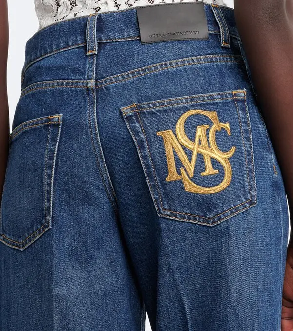Stella McCartney Faded Straight Jeans