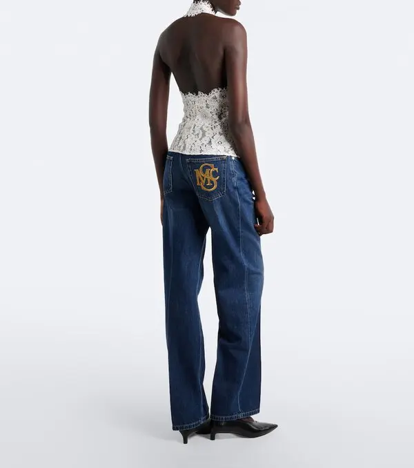 Stella McCartney Faded Straight Jeans