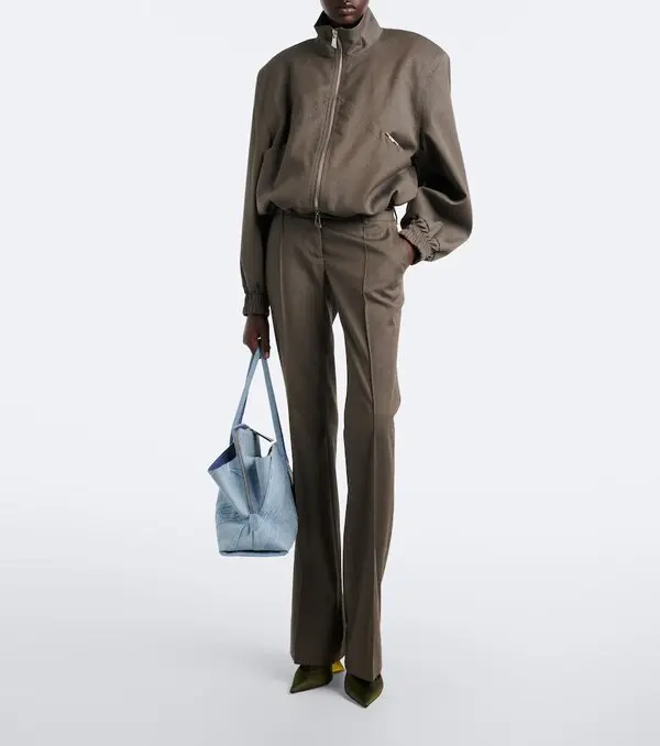 Attico La Passeggiata Denim Tote Bag