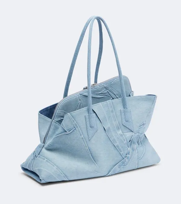 Attico La Passeggiata Denim Tote Bag