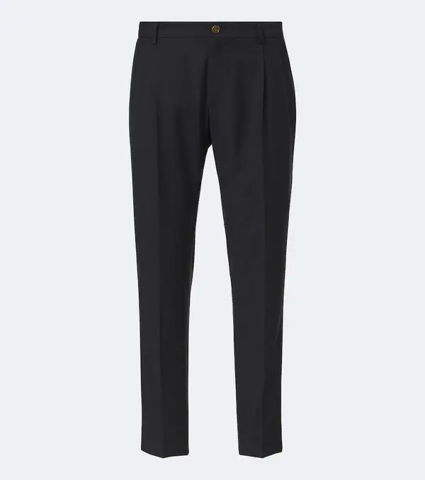 Dolce & Gabbana Virgin Wool Gabardine Pants