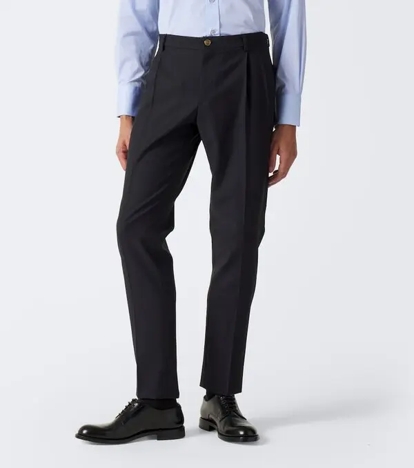 Dolce & Gabbana Virgin Wool Suit Pants