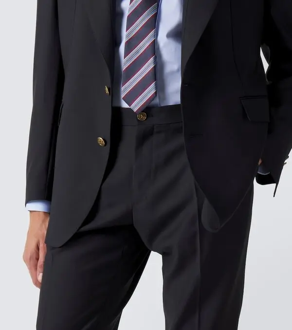 Dolce & Gabbana Virgin Wool Suit Pants