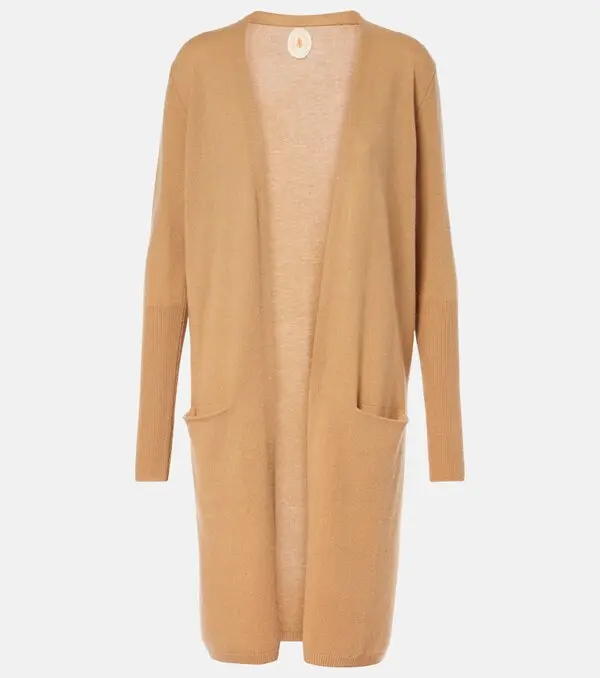 Jardin Des Orangers Wool And Cashmere Cardigan - Beige
