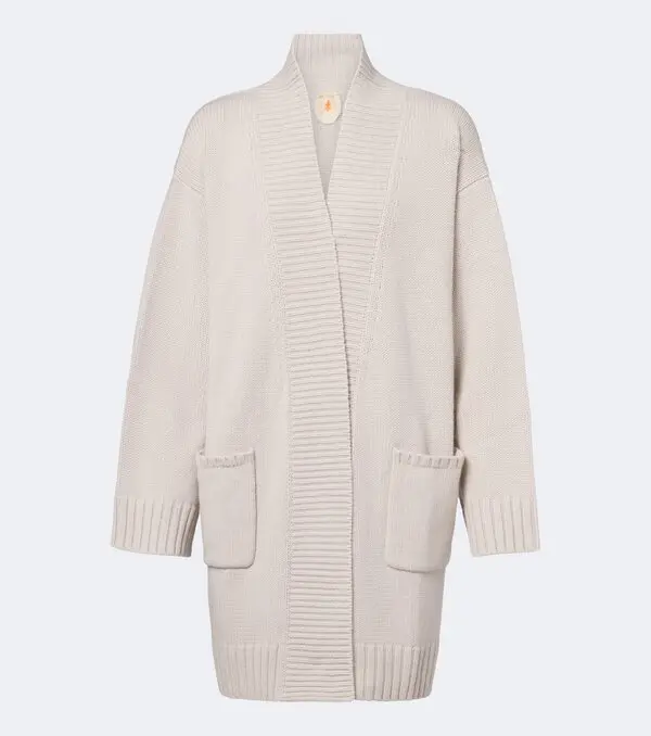 Jardin Des Orangers Wool And Cashmere Cardigan - Beige