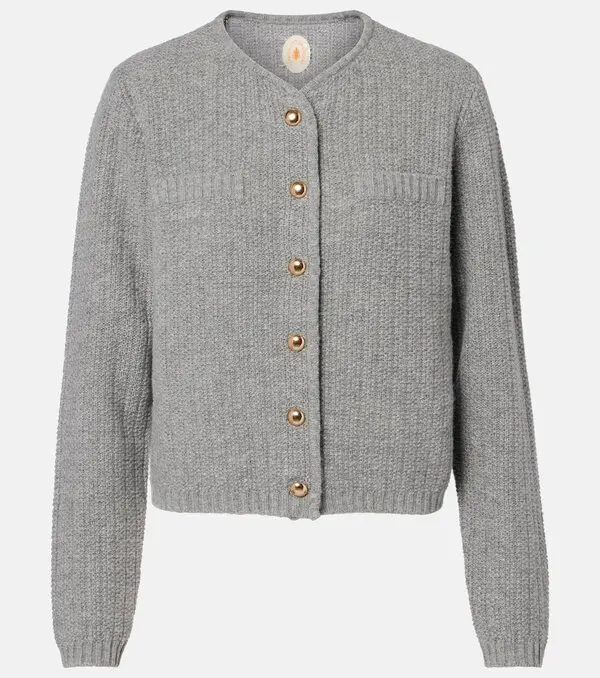 Jardin Des Orangers Wool & Cashmere Cardigan - Grey