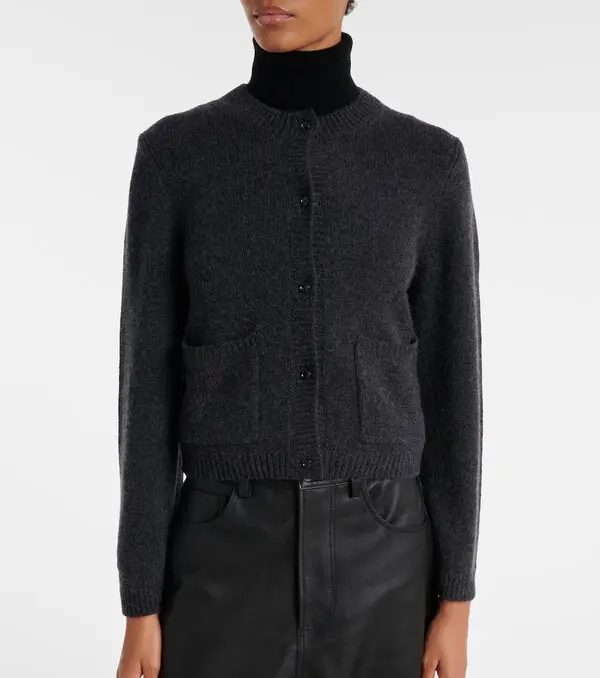 Jardin Des Orangers Wool And Cashmere Cardigan - Grey