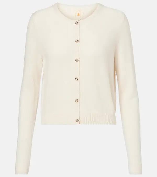 Jardin Des Orangers Wool And Cashmere Cardigan - White