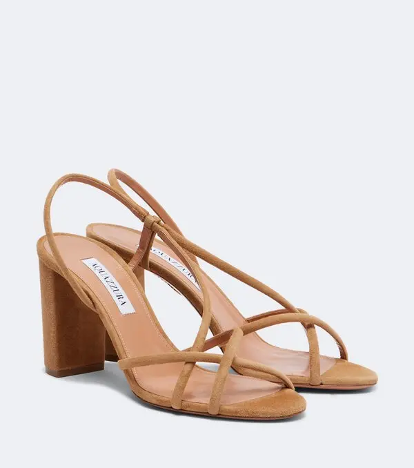 AQUAZZURA Horizon Suede Sandals