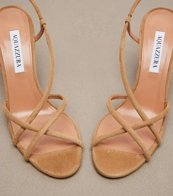 AQUAZZURA Horizon Suede Sandals