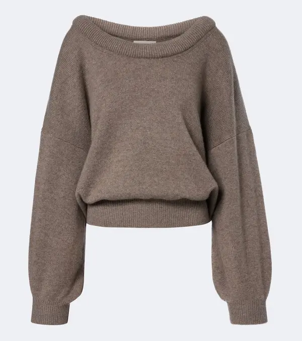 LISA YANG Doria Cashmere Sweater - Grey