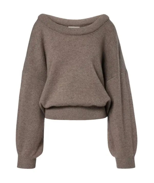 LISA YANG Doria Cashmere Sweater - Grey