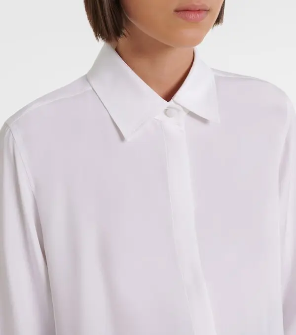 Max Mara Silk Crêpe De Chine Shirt