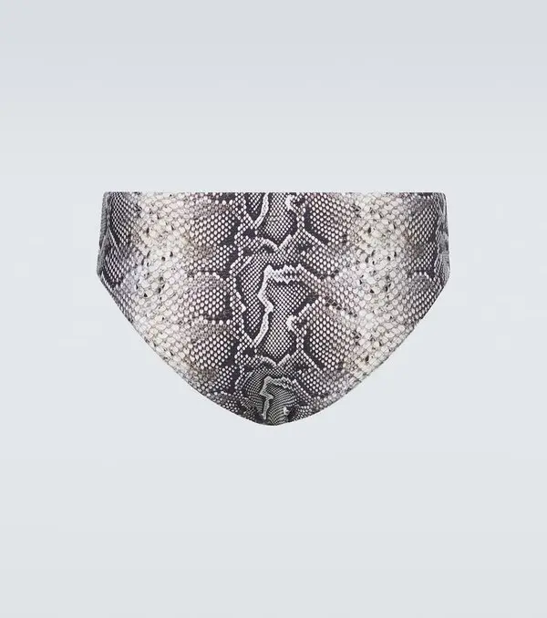 TOM FORD Snake Print Swim Briefs