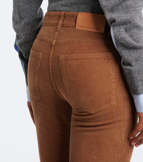 Stella McCartney Cotton Corduroy Flared Pants