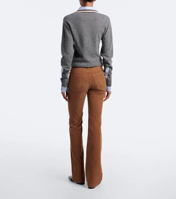 Stella McCartney Cotton Corduroy Flared Pants