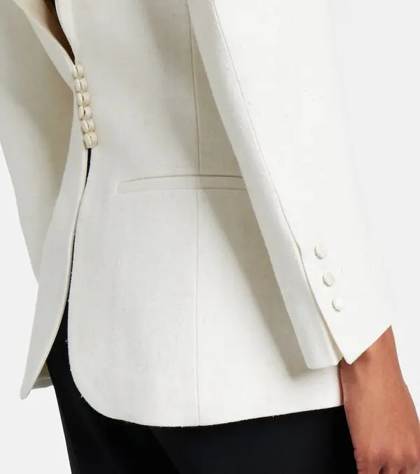 RÓHE Satin-trimmed Blazer