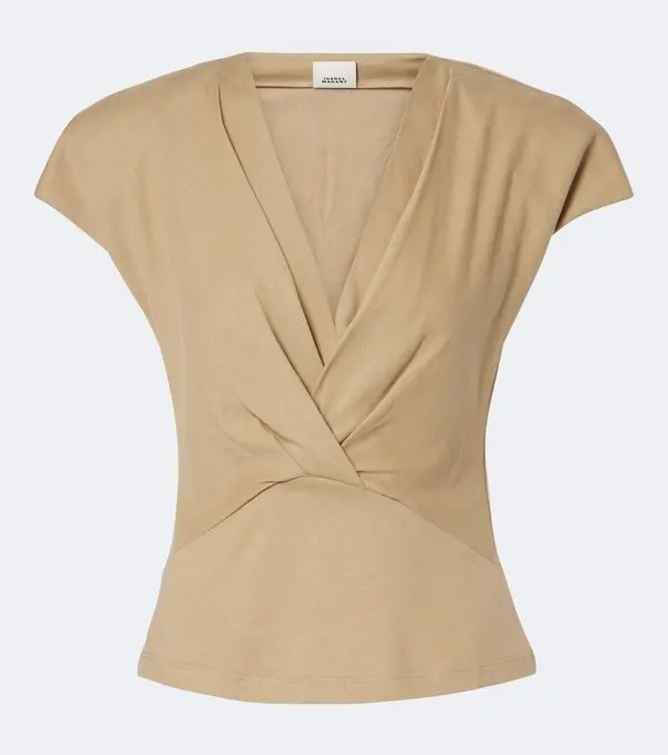 Isabel Marant Étoile Nadrine Cotton Jersey Top