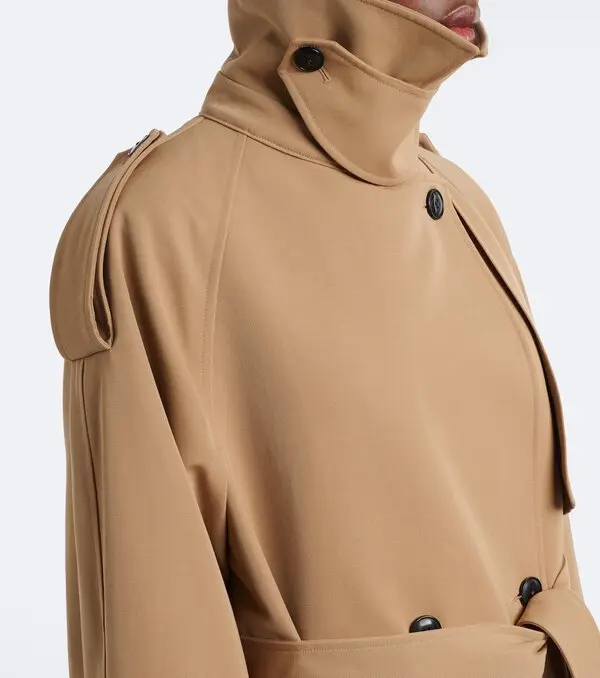 RÓHE Belted Cotton And Wool-blend Coat