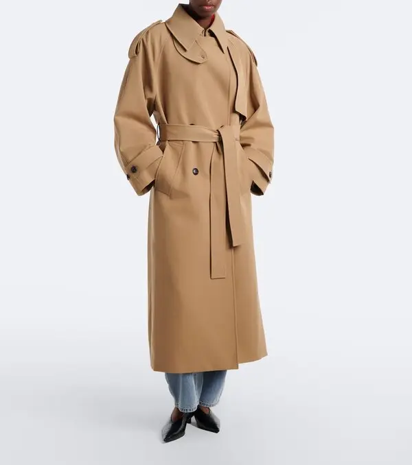RÓHE Belted Cotton And Wool-blend Coat