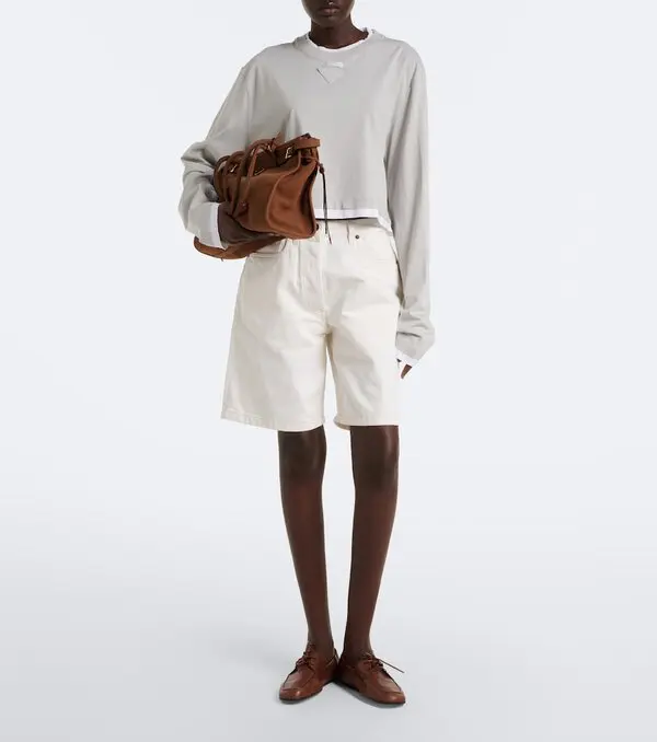 Prada Denim Bermuda Shorts