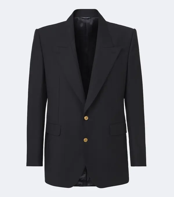 Dolce & Gabbana Virgin Wool Suit Jacket - Black