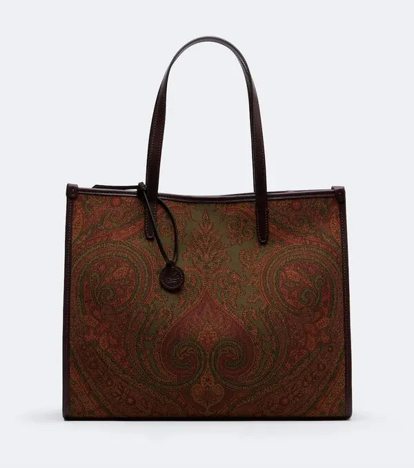 Etro Arnica Large Coated Canvas Tote Bag - Multicoloured