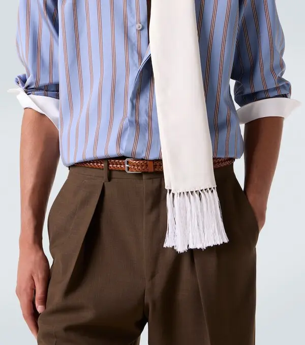 TOM FORD Braided Leather Belt