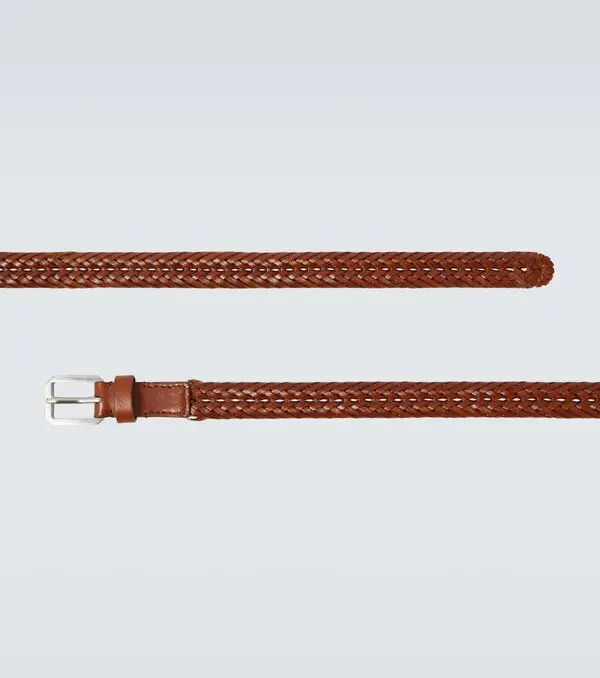 TOM FORD Braided Leather Belt