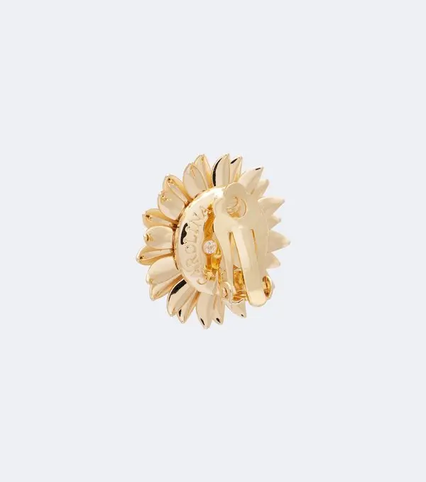 Carolina Herrera Embellished Daisy Earrings