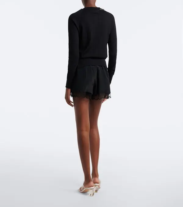 Simone Rocha Lace-trimmed Shorts