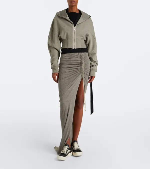 Rick Owens Leather Lace-up Sneakers - Black