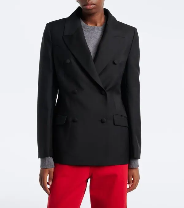 RÓHE Wool And Mohair Double-breasted Blazer