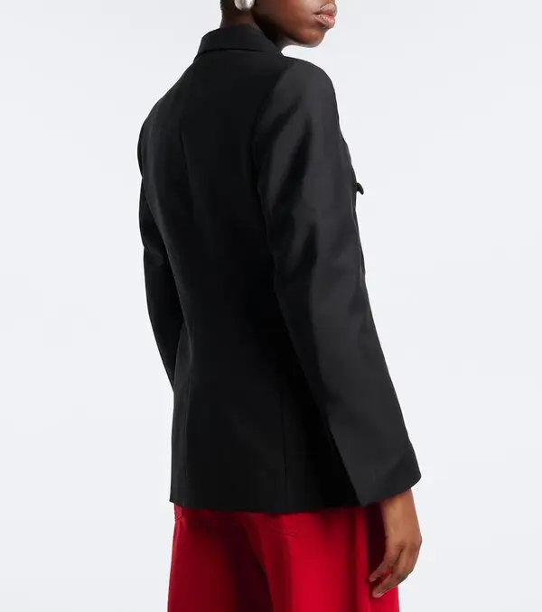 RÓHE Wool And Mohair Double-breasted Blazer