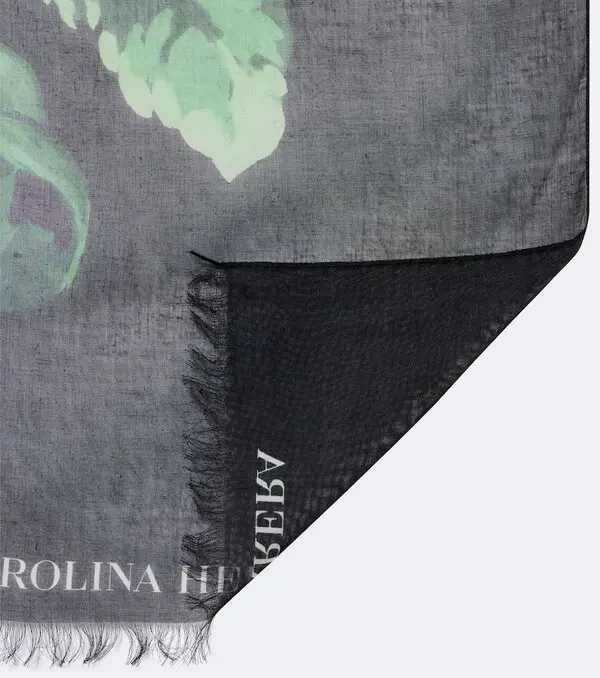 Carolina Herrera Floral Scarf