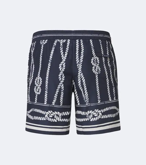 Dolce & Gabbana Printed Swim Trunks