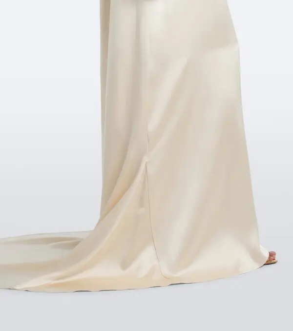 RÓHE Peplum Satin Gown