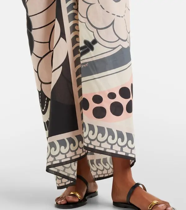 La DoubleJ Printed Cotton Beach Cover-up - Multicoloured