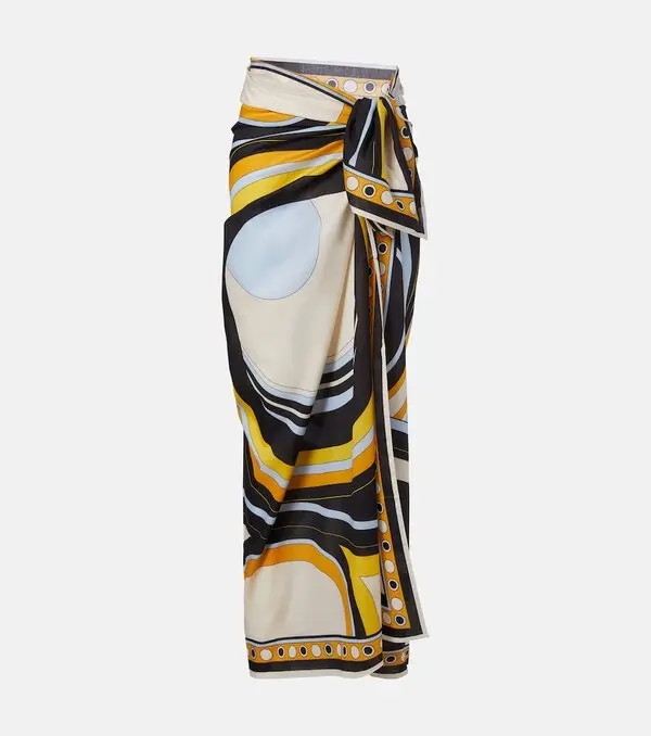 La DoubleJ Printed Cotton Beach Cover-up - Multicoloured