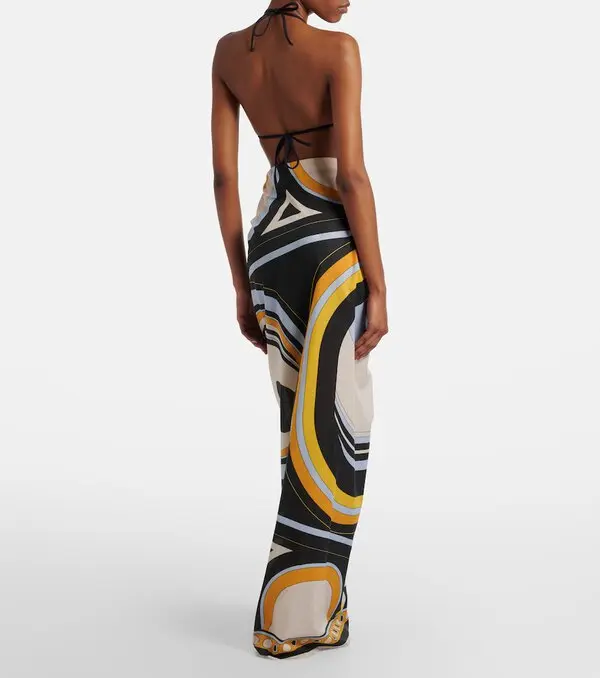 La DoubleJ Printed Cotton Beach Cover-up - Multicoloured