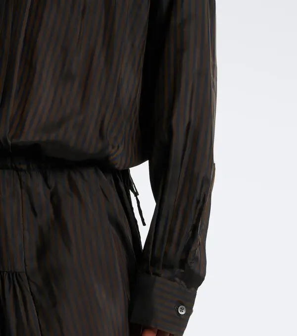 Dries Van Noten Striped Midi Dress