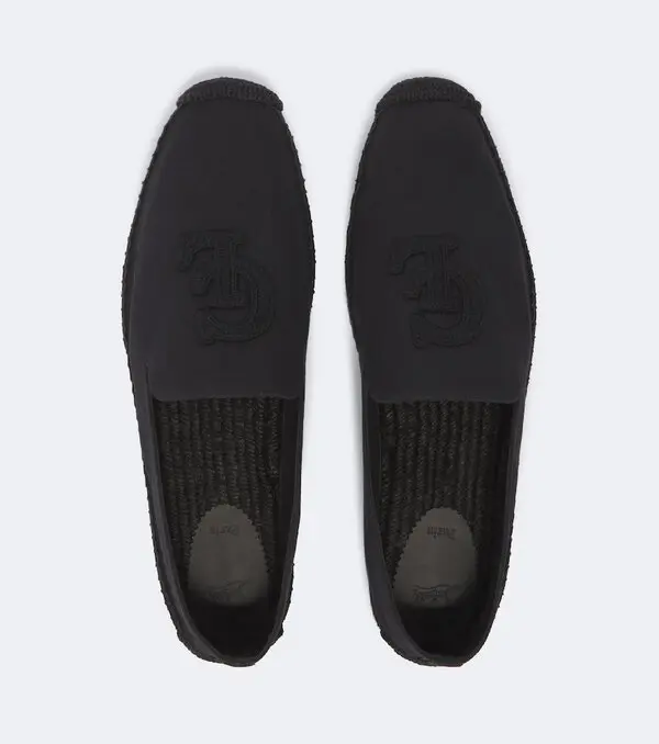 CHRISTIAN LOUBOUTIN Embroidered Canvas Espadrilles