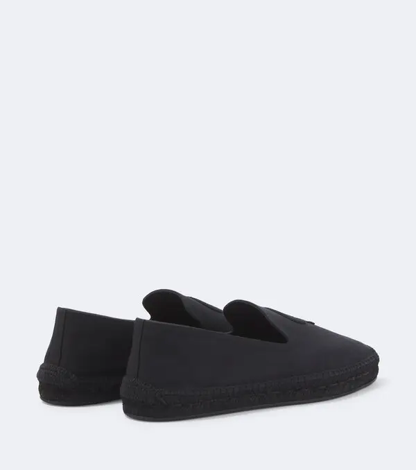 CHRISTIAN LOUBOUTIN Embroidered Canvas Espadrilles