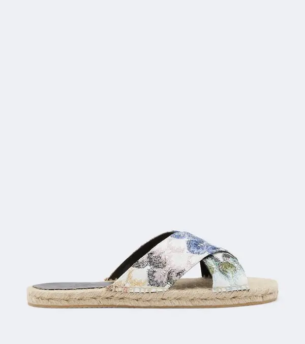 Missoni Harlow Lamé Espadrille Sandals
